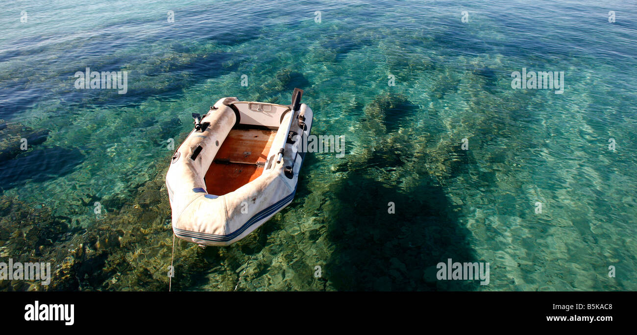 Deflated inflatable boat hi-res stock photography and images - Alamy