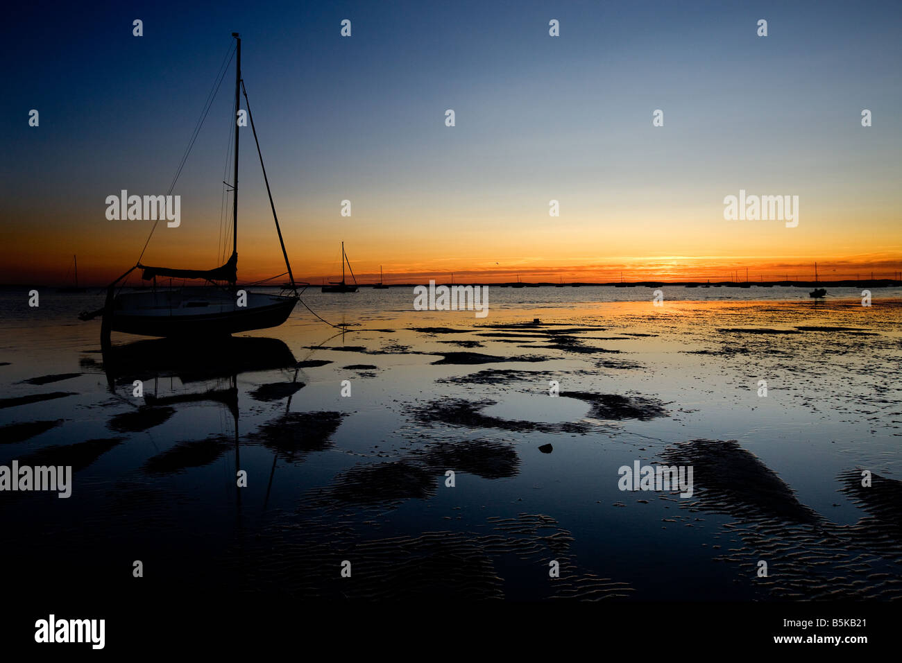 Sailboat on the beach Stock Photo - Alamy
