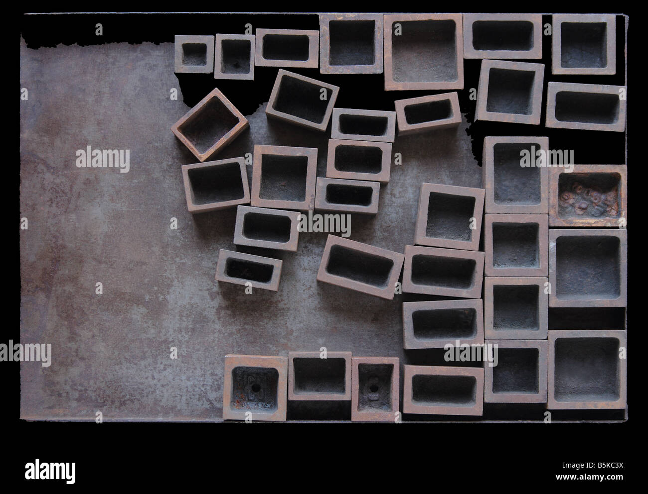 lead spacing units for letterpress use Stock Photo - Alamy