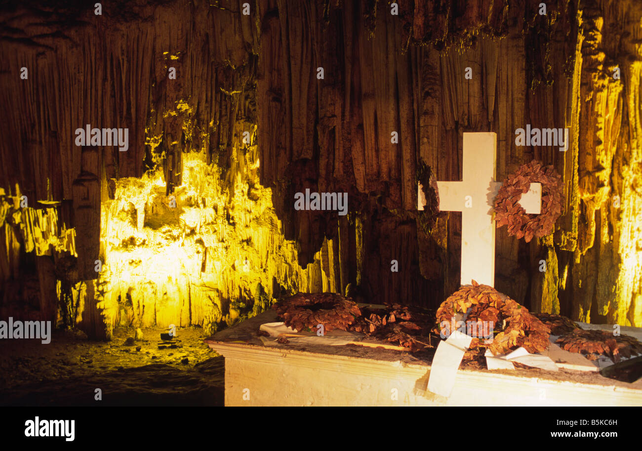 stalactite cave Melidoni Crete Greece Stock Photo - Alamy