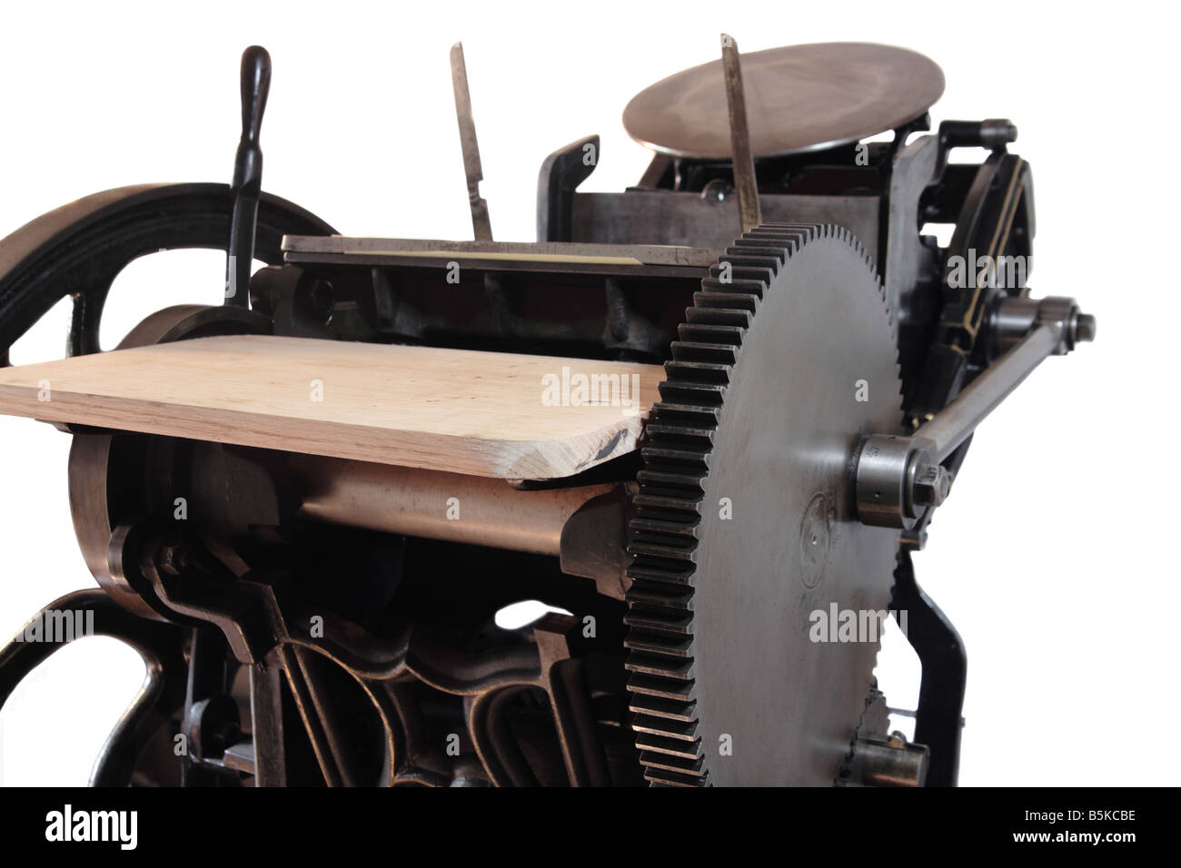 letterpress from 1901 restored to working condition Stock Photo - Alamy