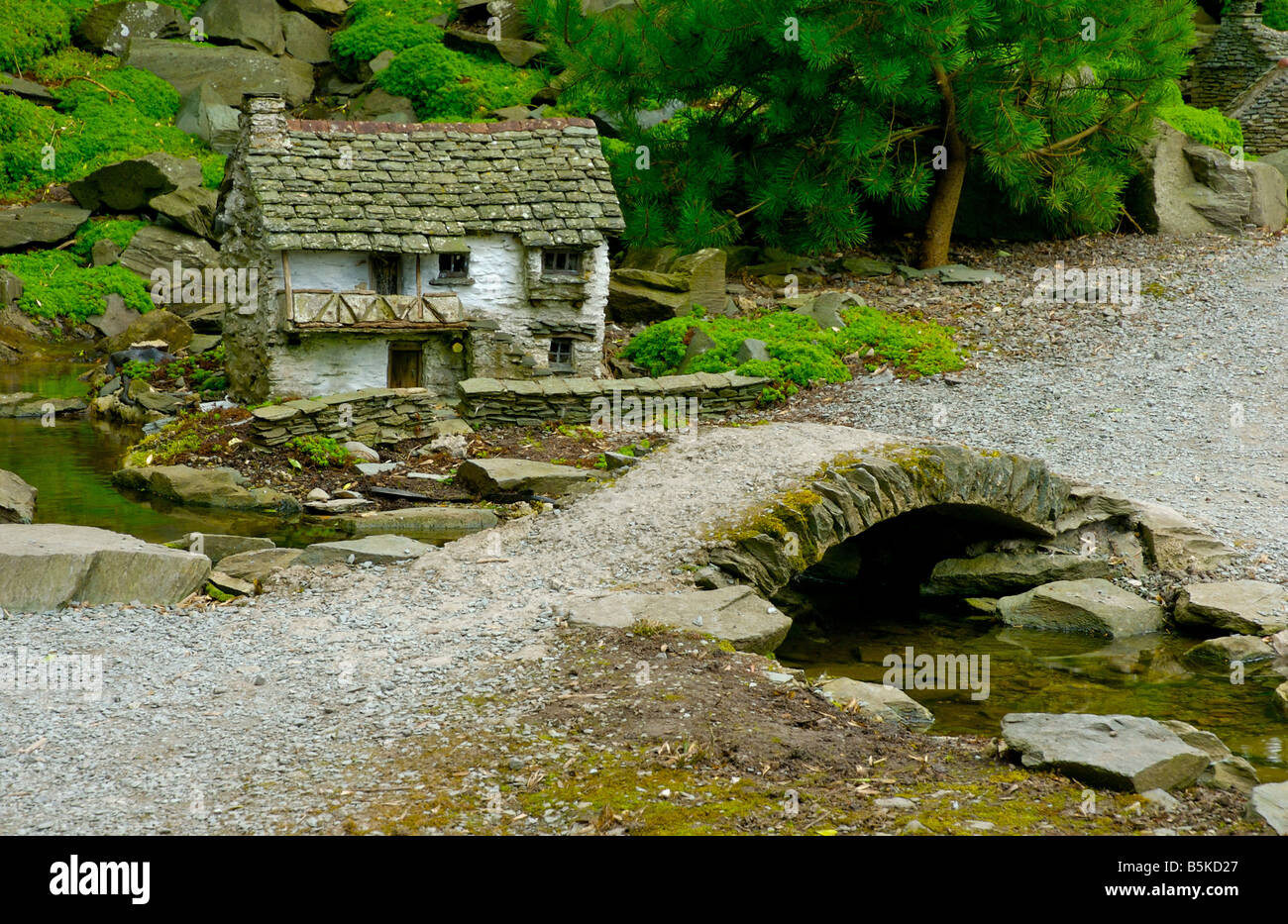Lakeland Miniature Village, Flookburgh, Cumbria, England UK Stock Photo ...