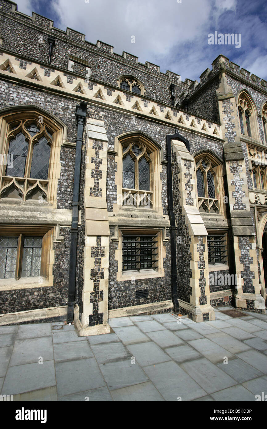 City of Norwich, England. The south elevation and architecture of the ...