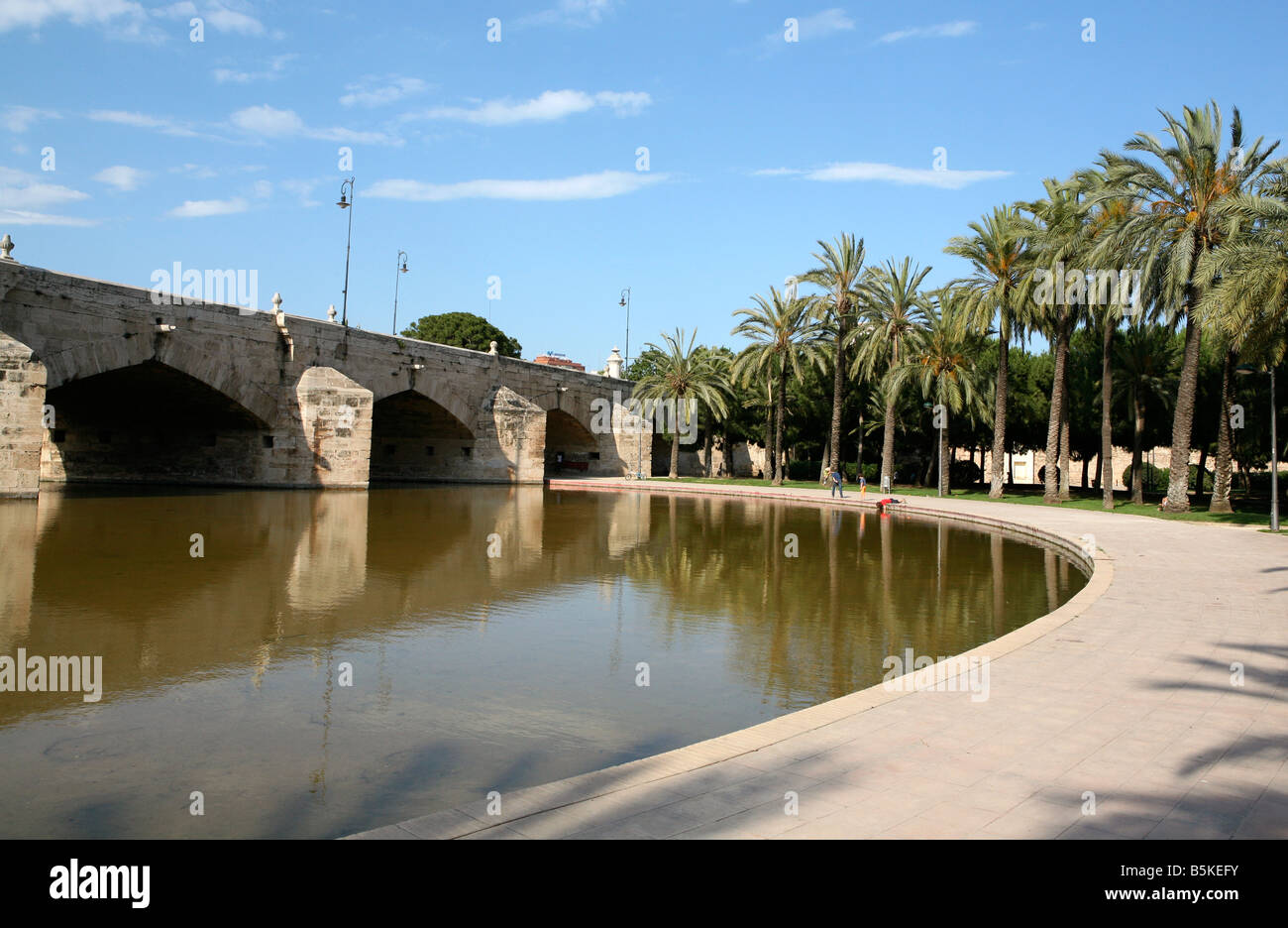Bridge in Valenica, Spain Stock Photo - Alamy