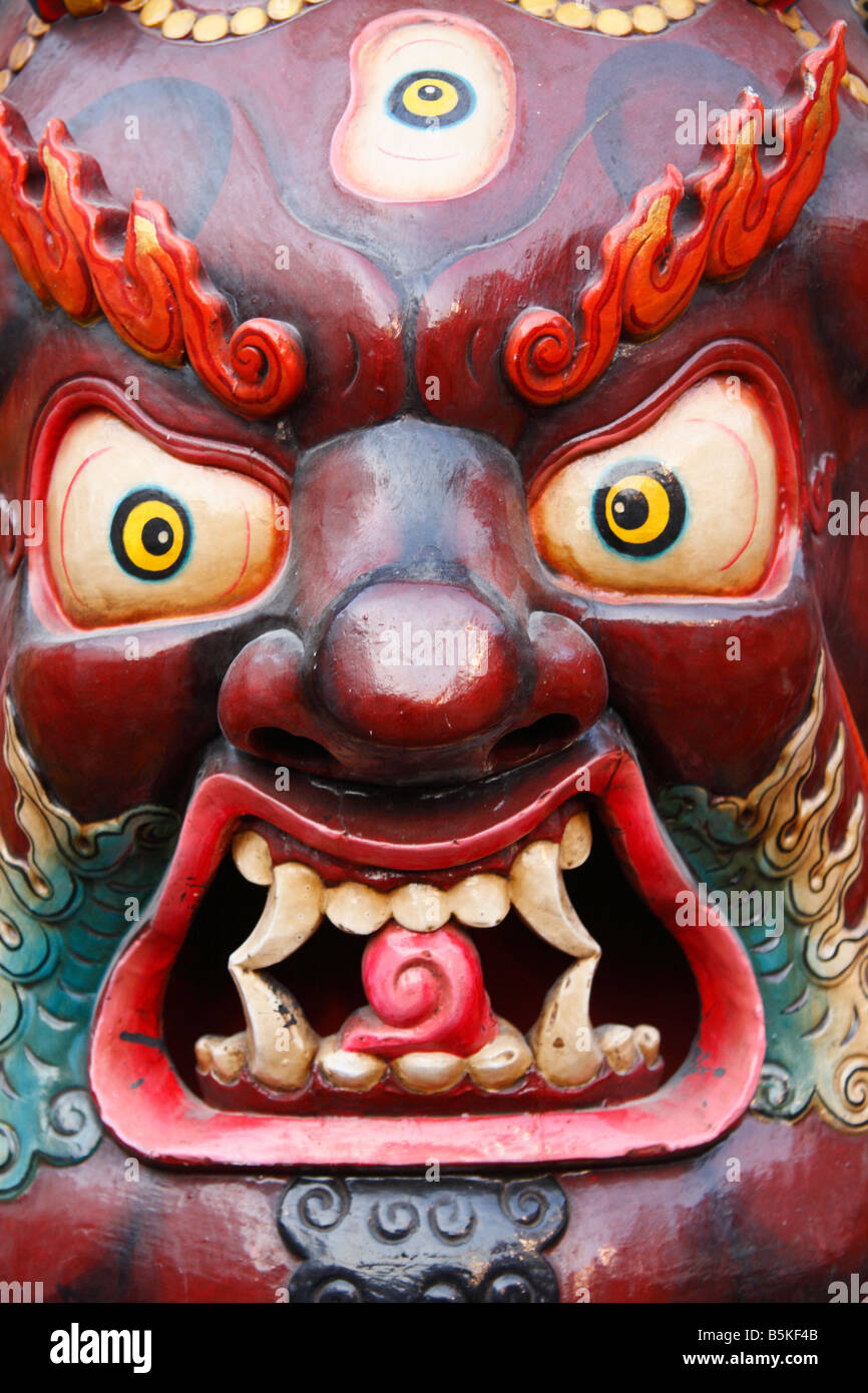 MASKS ON DISPLAY AT A FAIR IN DUBAI Stock Photo - Alamy