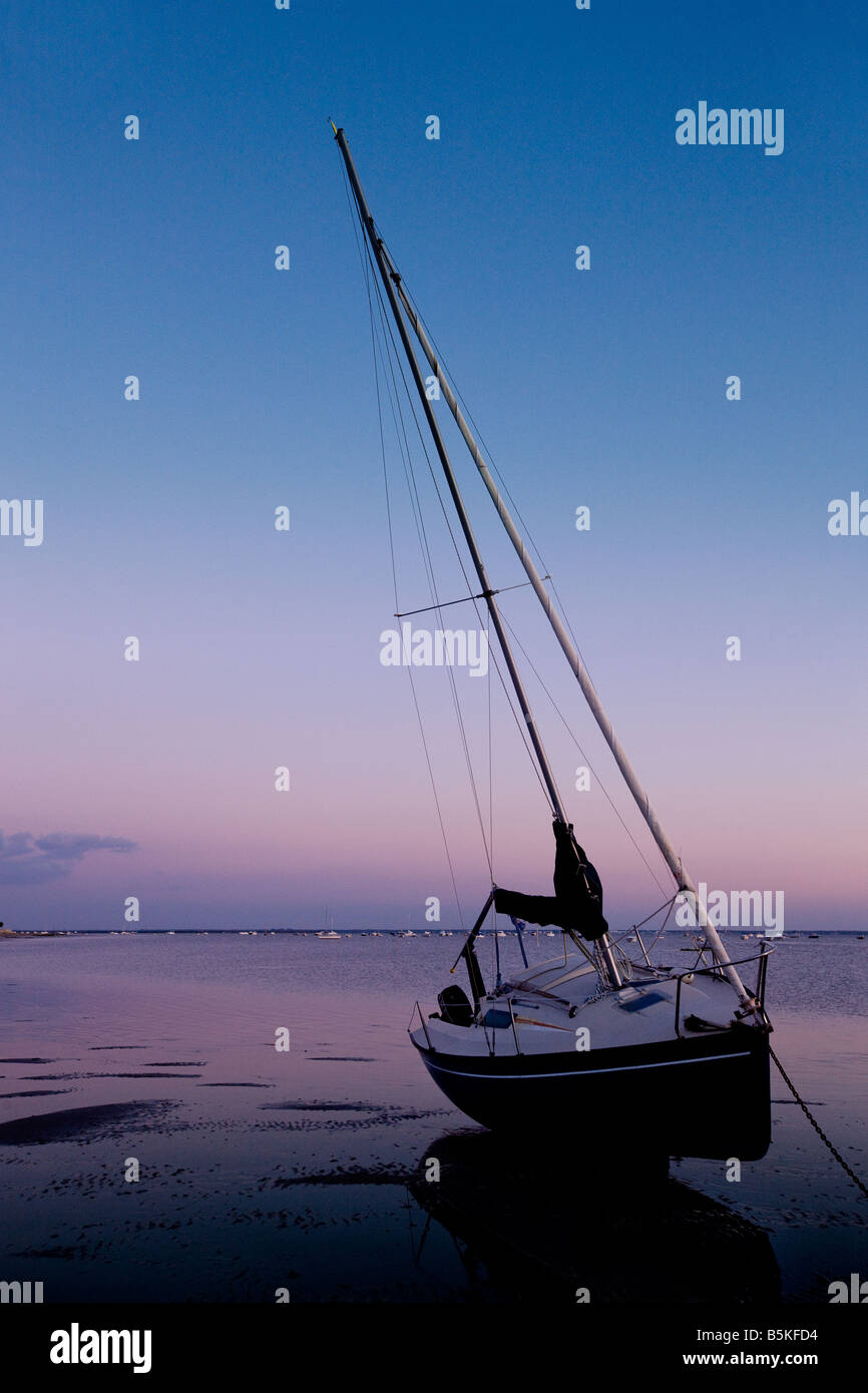 Sailboat on the beach Stock Photo - Alamy