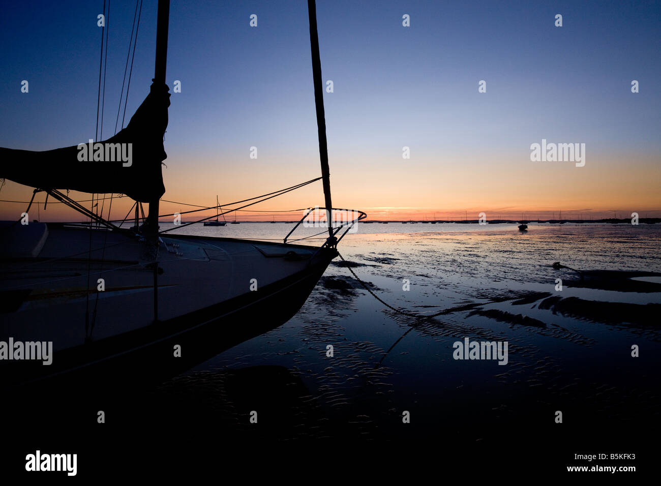 Sailboat on the beach Stock Photo - Alamy