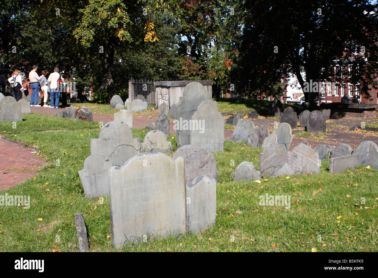 Copp's Hill Burying ground in Boston, Massachusetts Stock Photo - Alamy