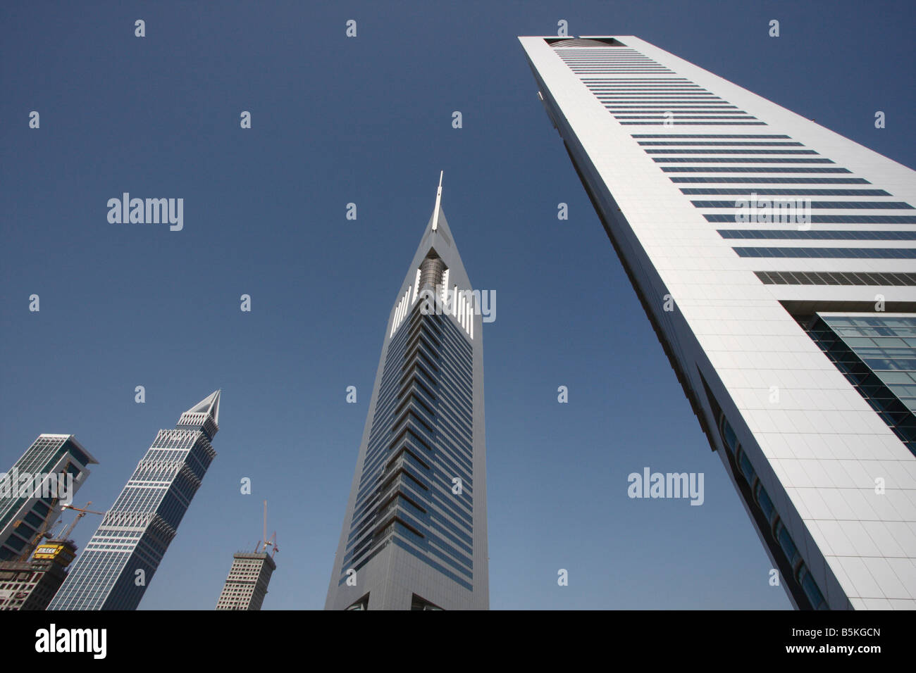 THE EMIRATES TOWERS IN DUBAI Stock Photo - Alamy