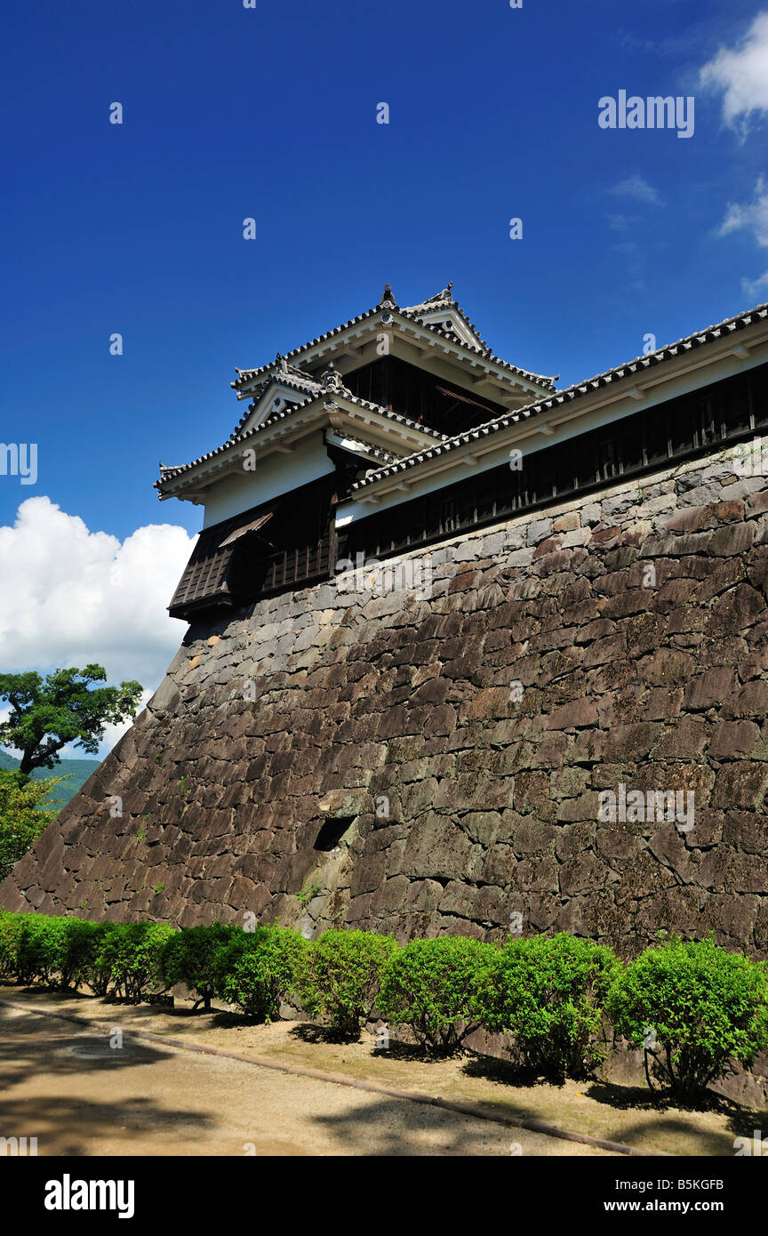 kumamoto castle, kumamoto city, kumamoto prefecture, kyushu, japan ...