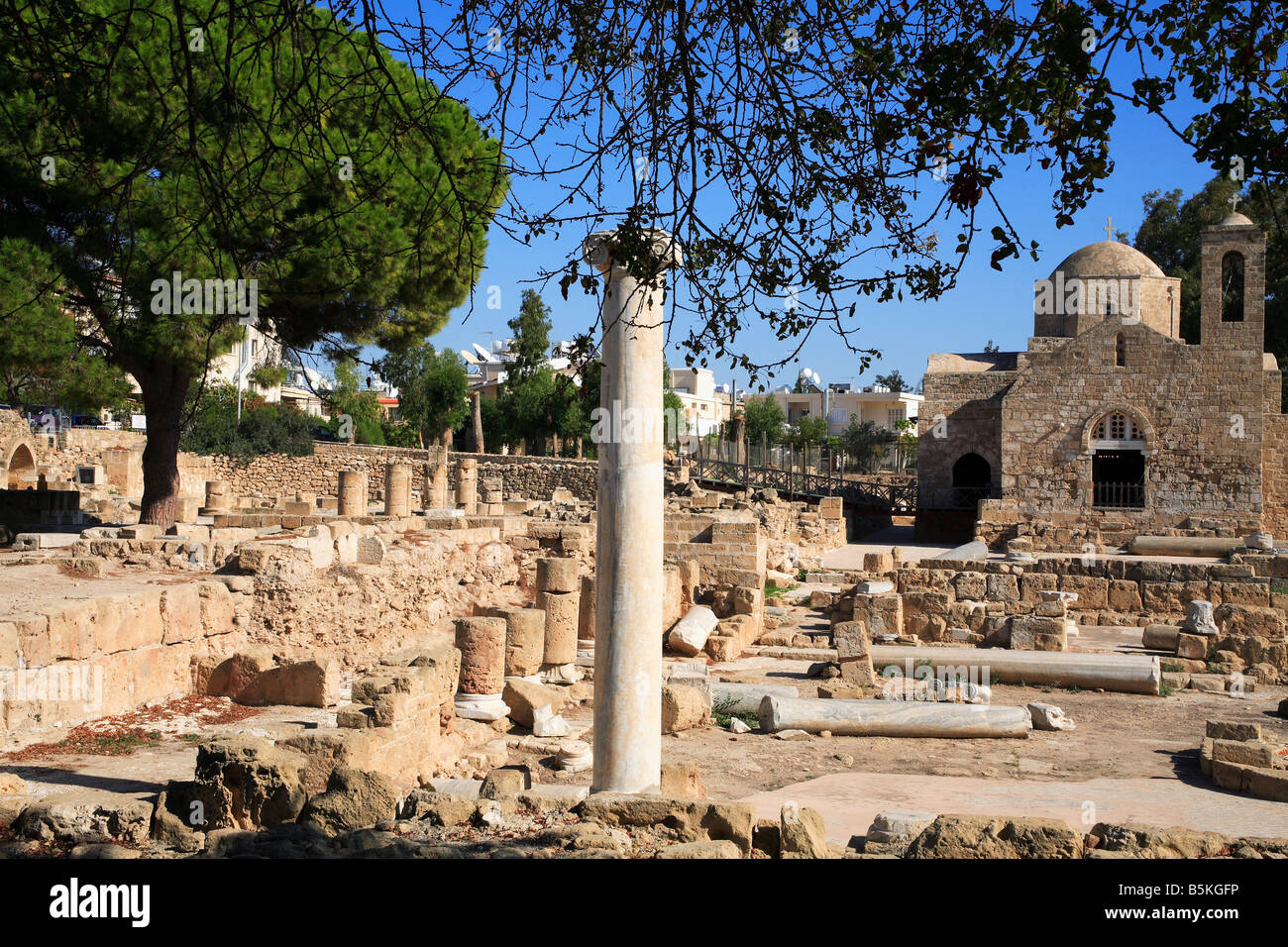 Agia Kyriaki, Hrysopolitissa Basilica and St Paul's Pillar, Paphos ...