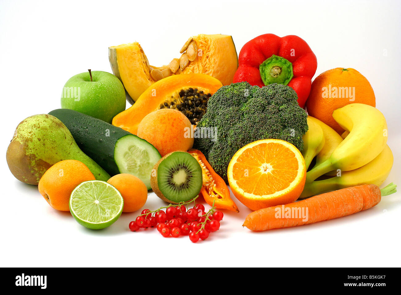 Vegetables and fruit still life Stock Photo - Alamy