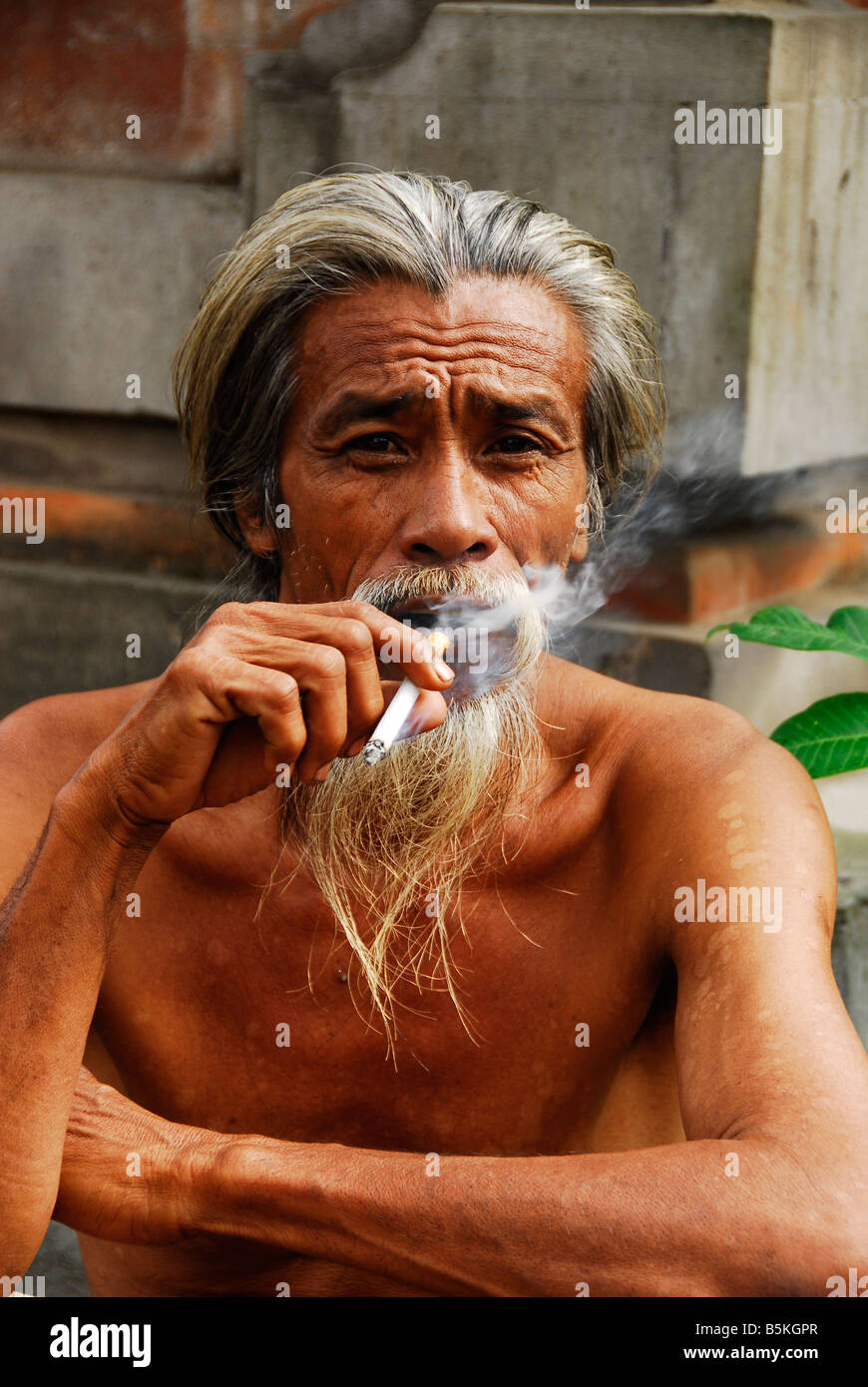 Old balinese man hi-res stock photography and images - Alamy