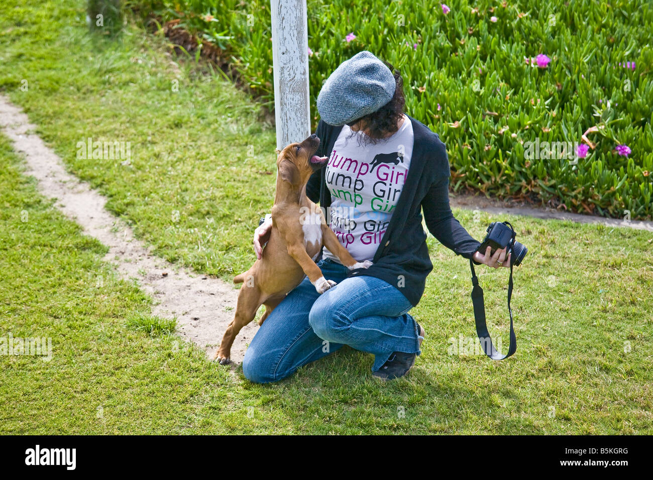 Woman rhodesian ridgeback hi-res stock photography and images - Alamy
