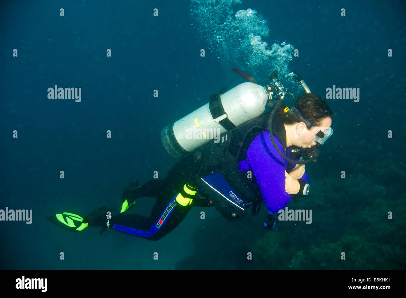 Australia scuba diving woman diver hi-res stock photography and images ...