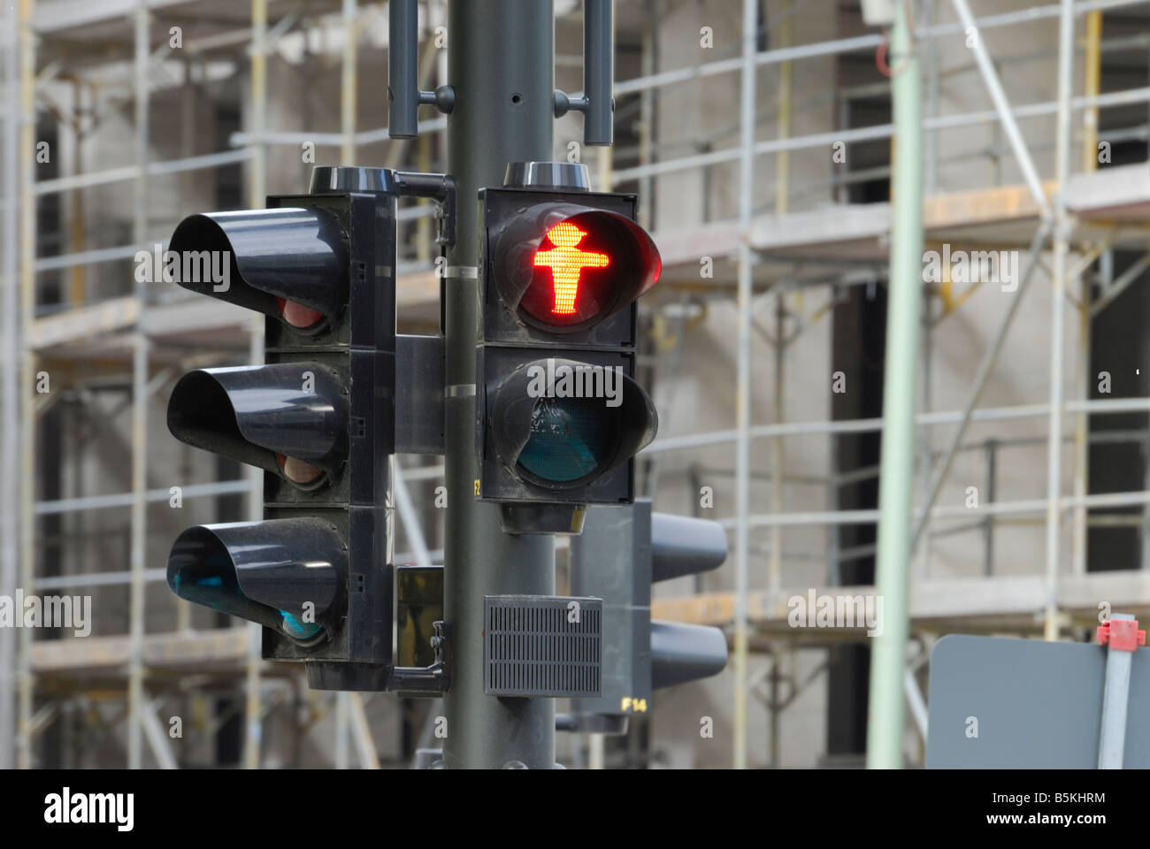 Pedestrian red light Berlin Germany Stock Photo - Alamy