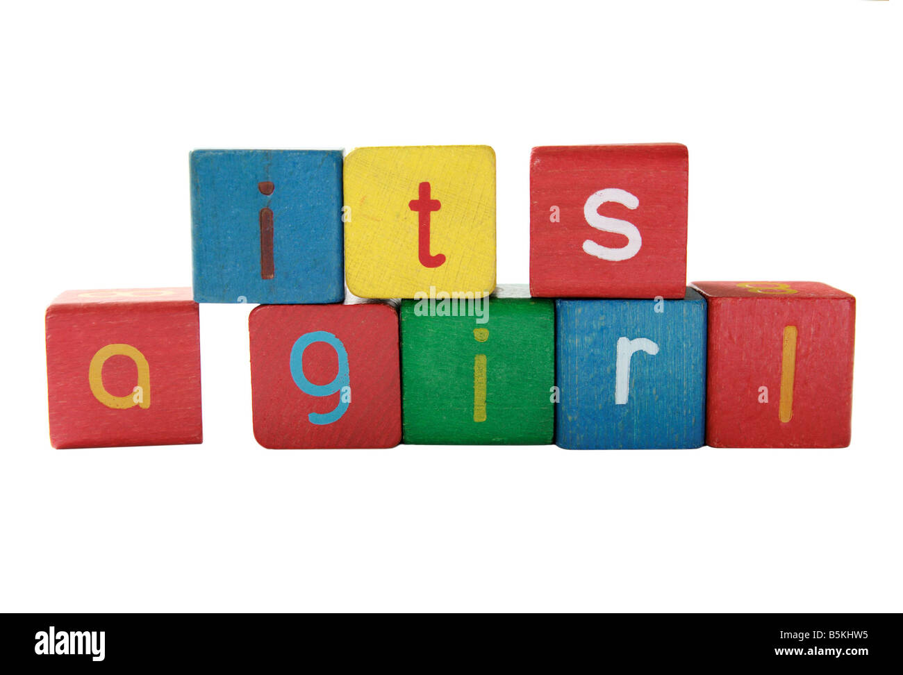 baby girl birth announcement Stock Photo - Alamy