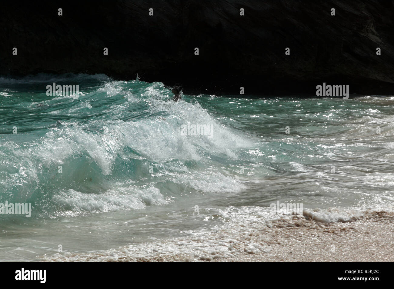 Bermuda swimmer sand surf beach hi-res stock photography and images - Alamy