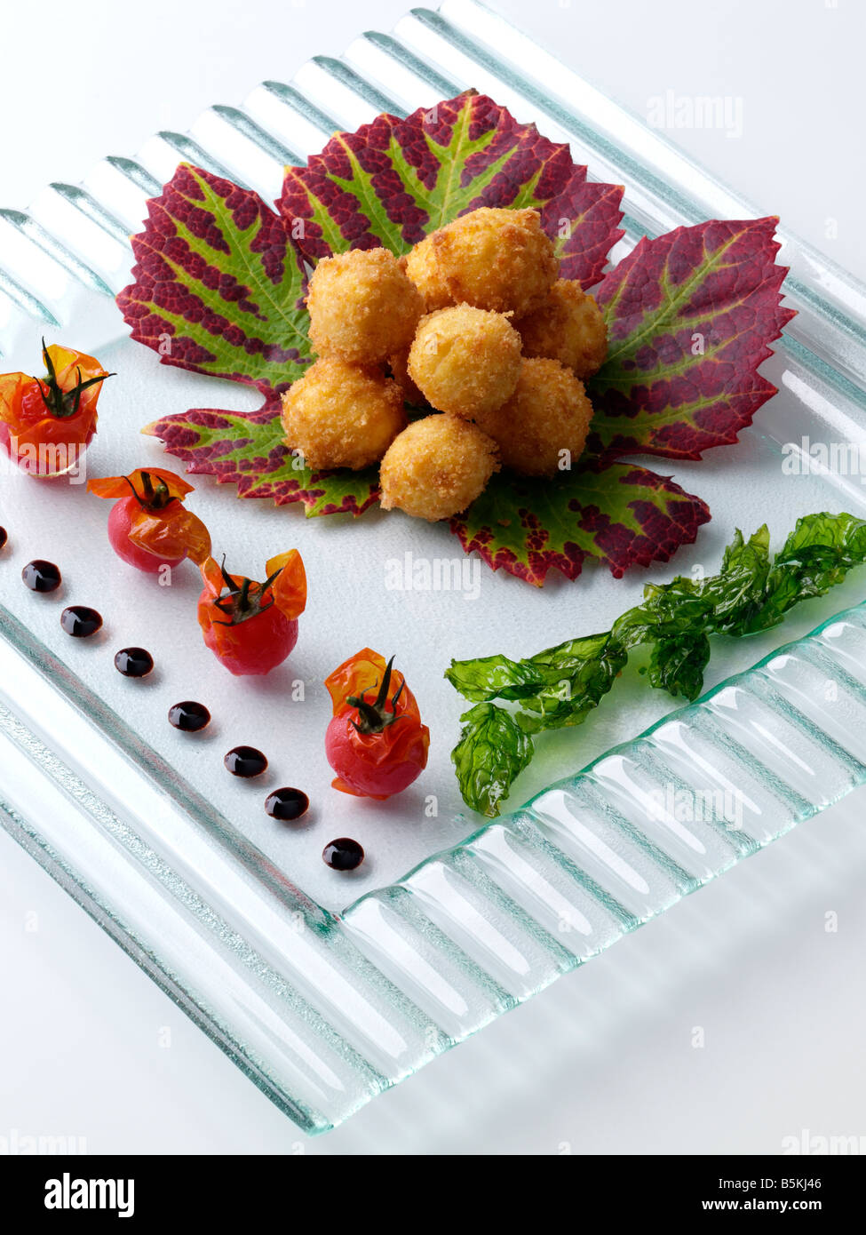 Mozzarella gourmet appetizers editorial food Stock Photo - Alamy