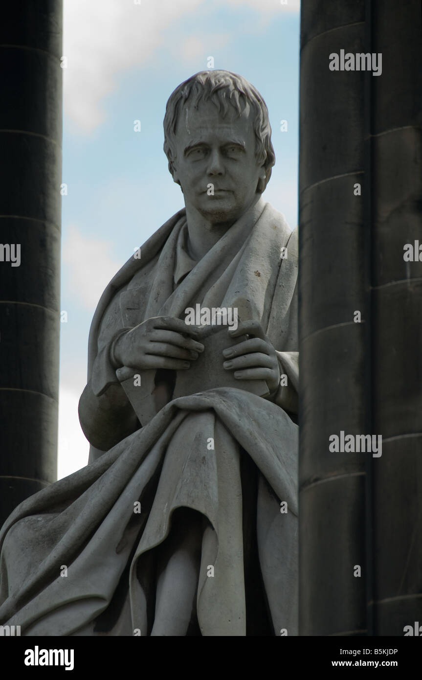 Statue of Sir Walter Scott - the Scott Monument, Princes Street ...