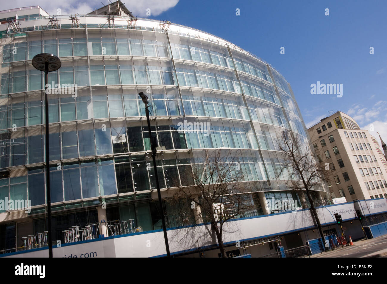 New office building nearing completion, Cheapside in the City of London ...