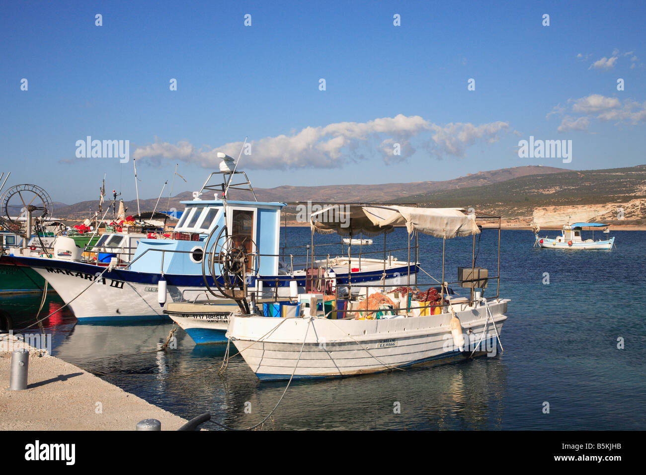Cyprus sea boats hi-res stock photography and images - Alamy