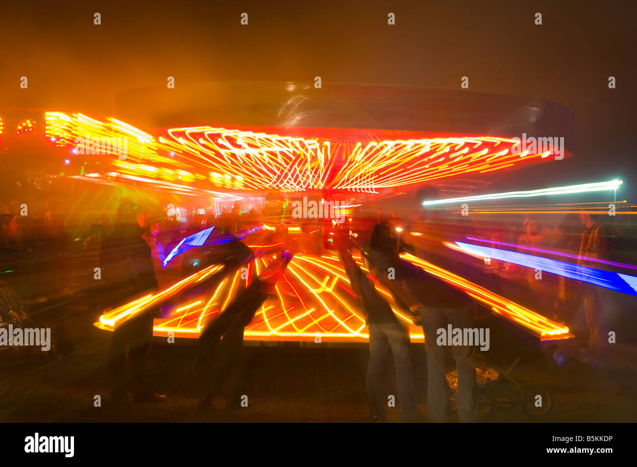 Funfair roundabout hi-res stock photography and images - Alamy