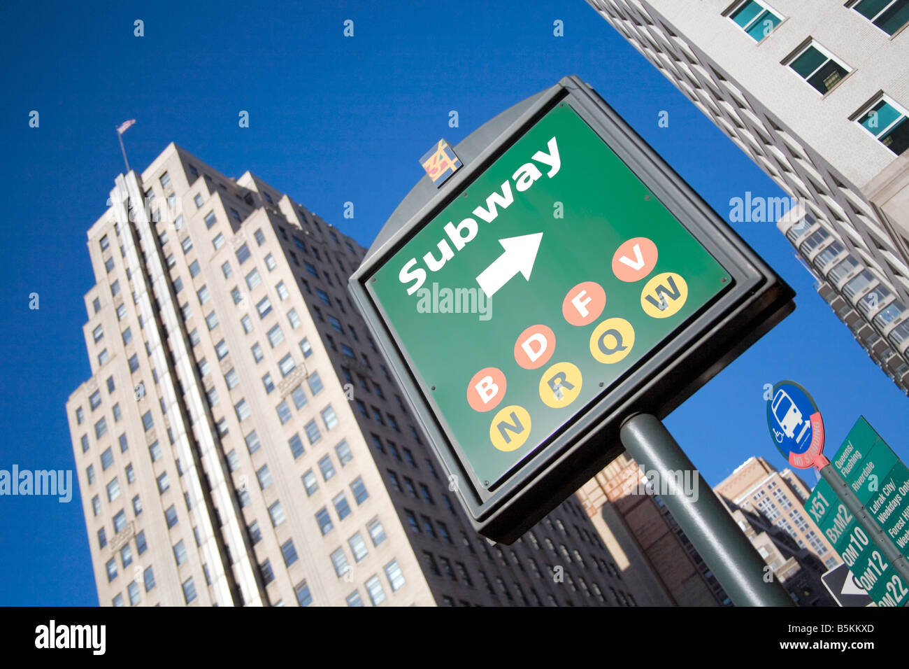 Subway street sign in Mid-town Manhattan, New York Stock Photo - Alamy
