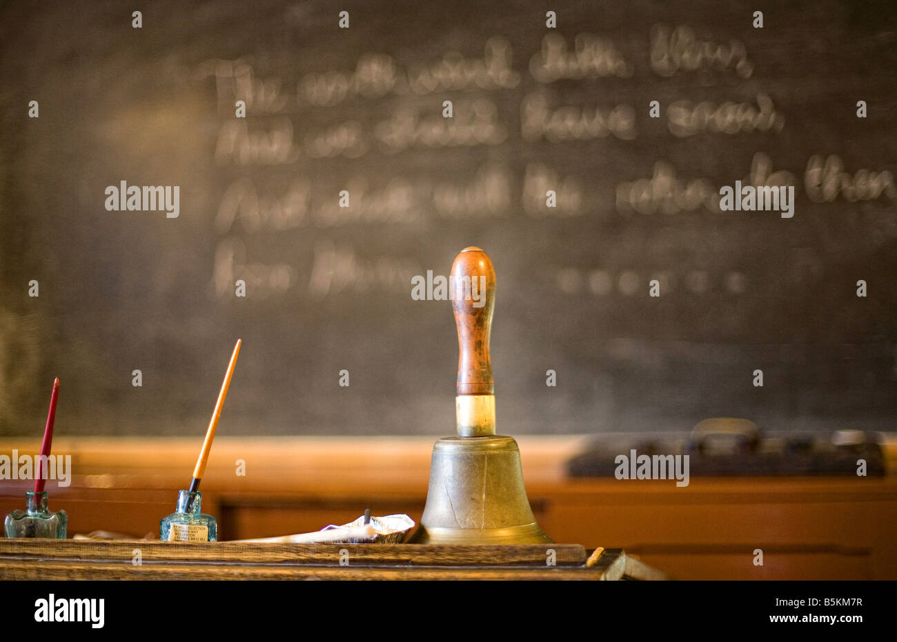 School bell classroom hi-res stock photography and images - Alamy