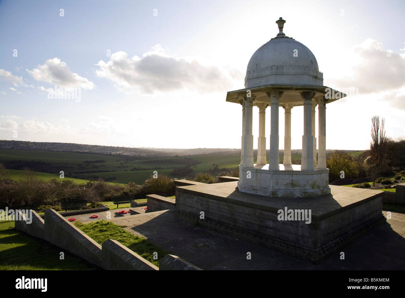 The Chattri War Memorial. Dedicated to the Indian soldiers who fought ...