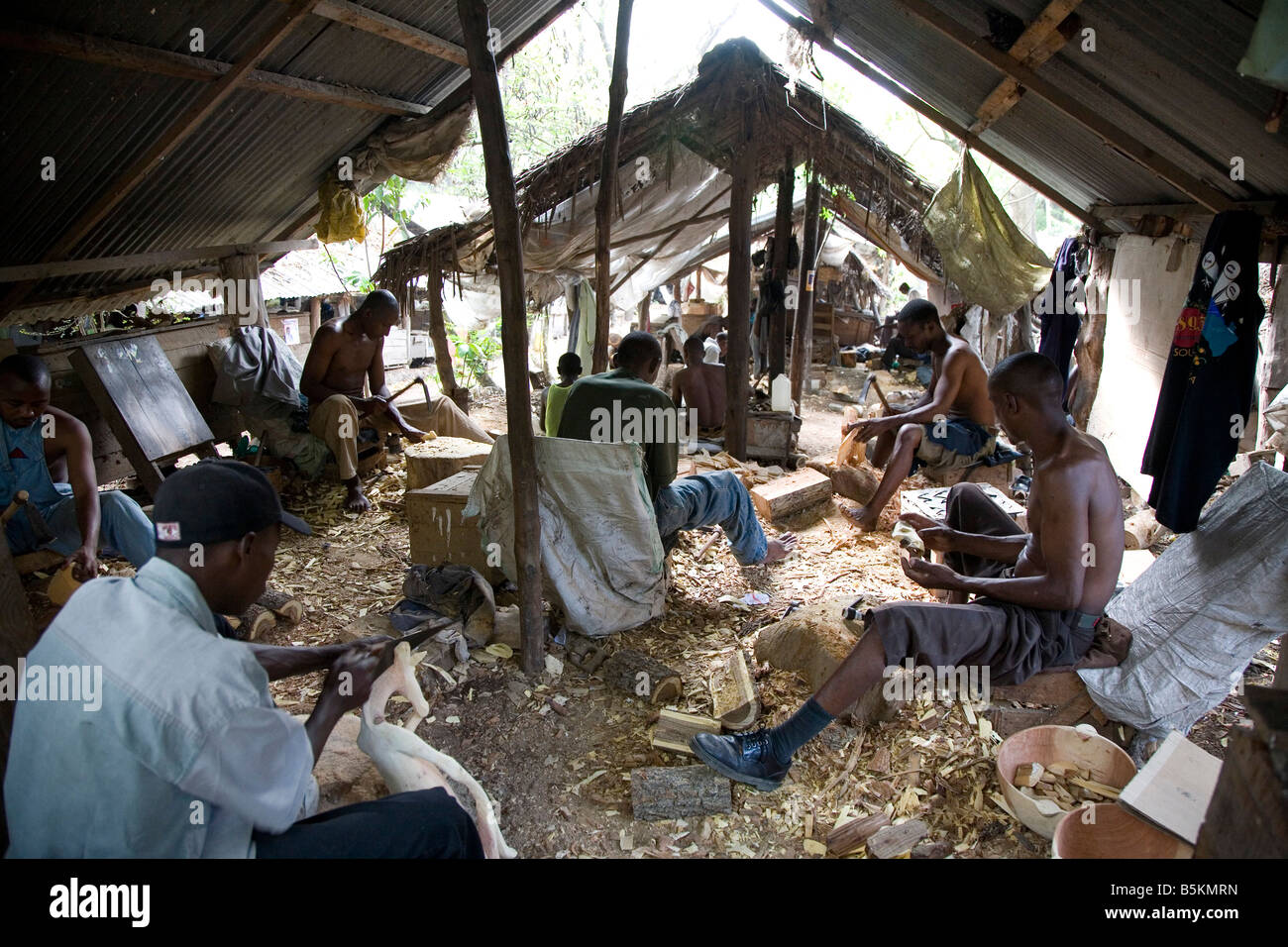 Akamba Handcraft Co-op Society, Mombasa, Kenya Stock Photo - Alamy