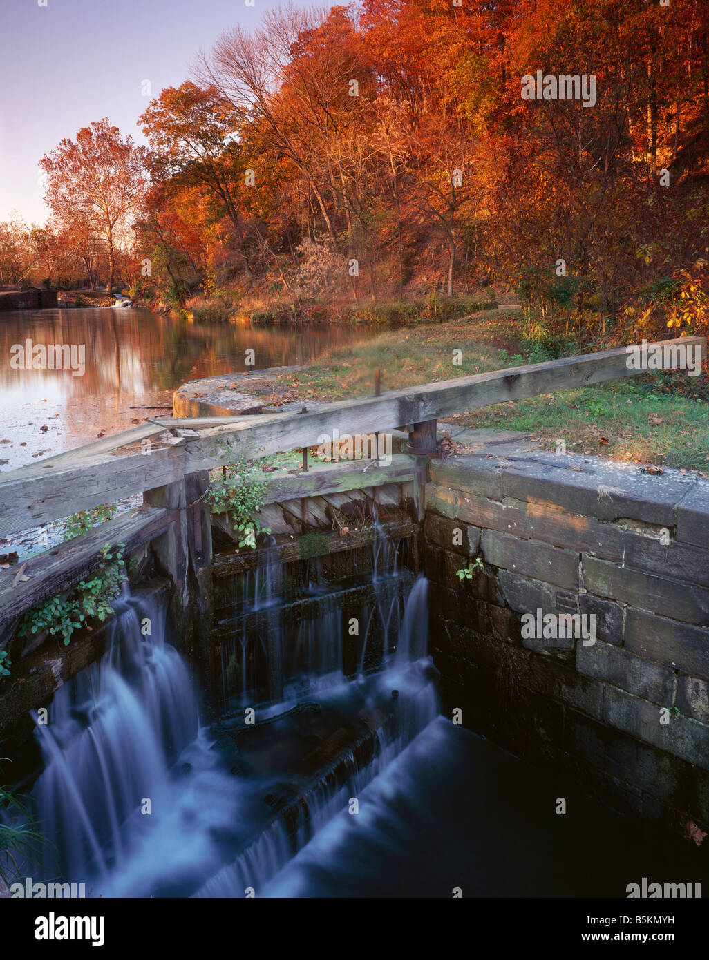 Lock and fall color Chesapeake and Ohio Canal National Historical Park ...