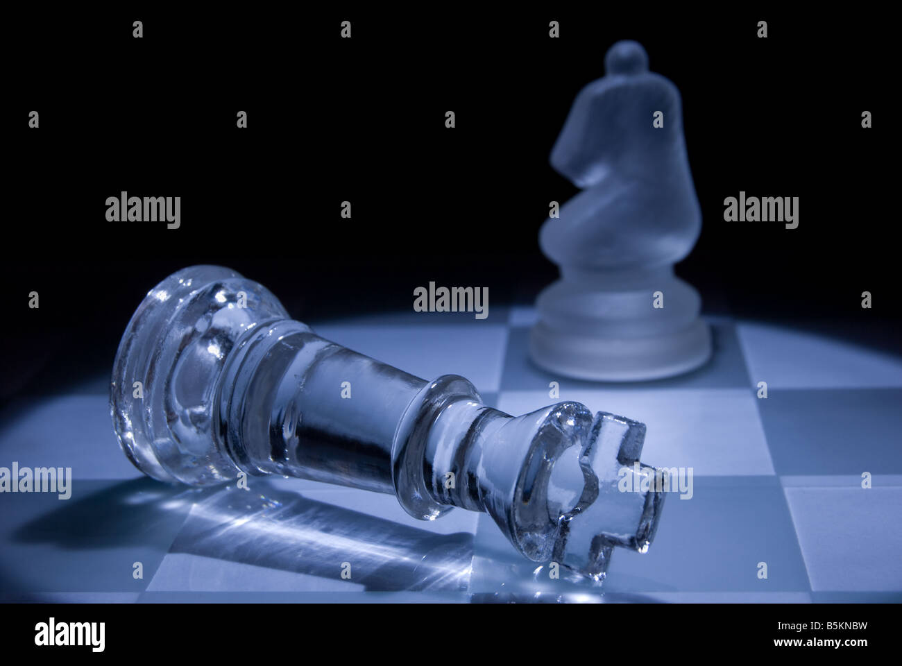 The end of a chess game Stock Photo - Alamy