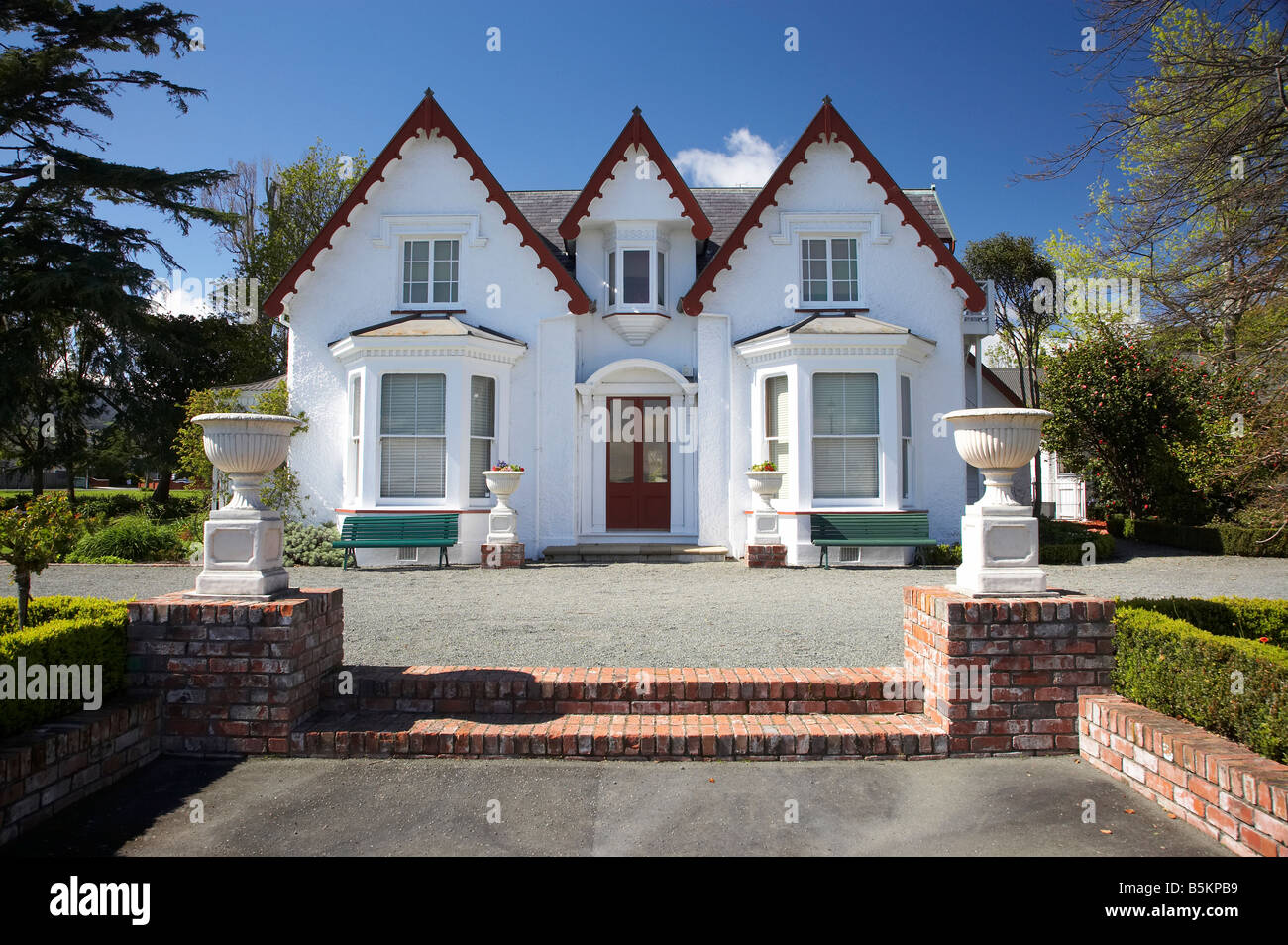 Broadgreen Historic House Nelson South Island New Zealand Stock Photo ...