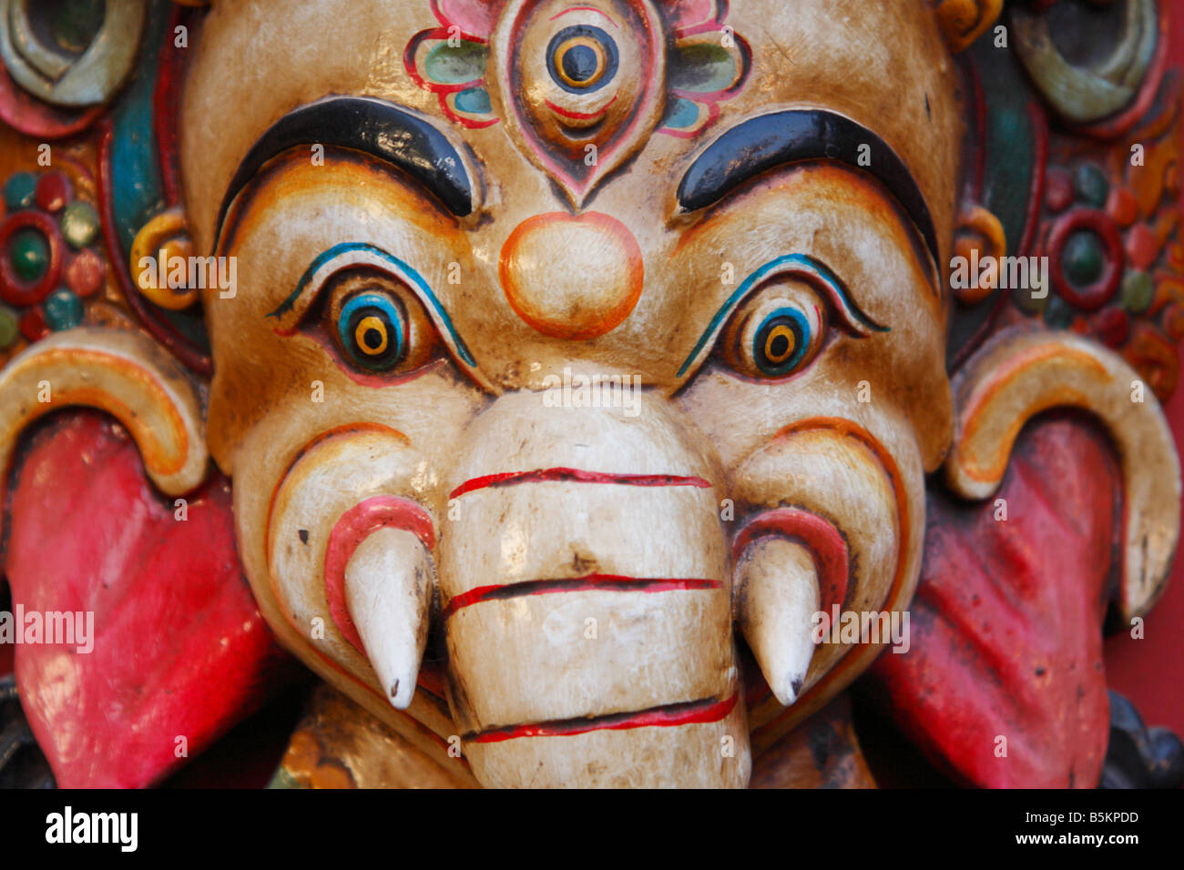 MASKS ON DISPLAY AT A FAIR IN DUBAI Stock Photo - Alamy