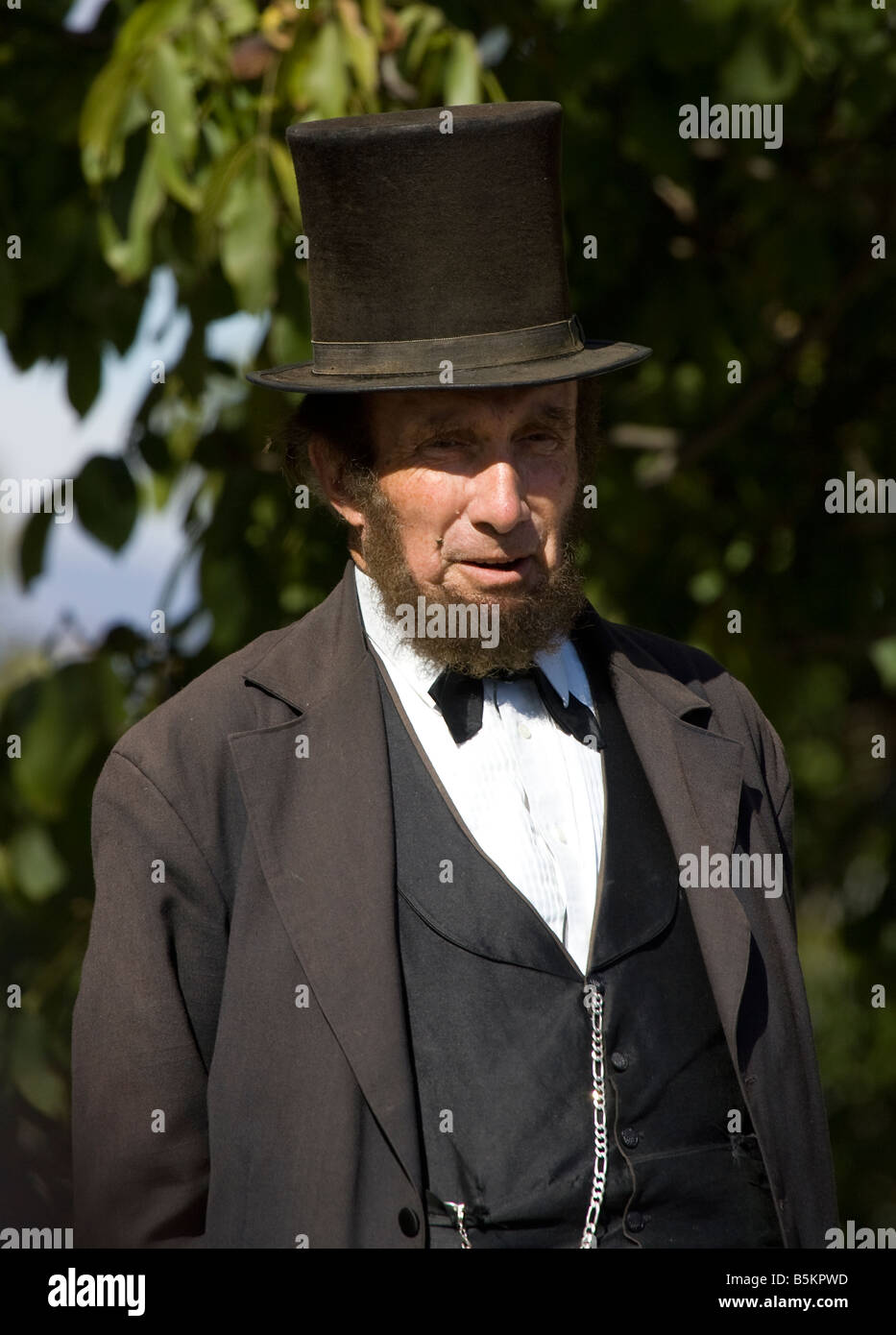 Abraham Lincoln Som President Med Topphatt 37 Abraham Lincoln Top Hat