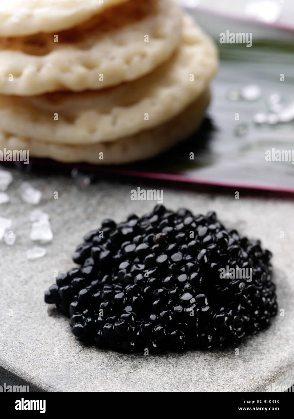 Caviar gourmet appetizers editorial food Stock Photo - Alamy