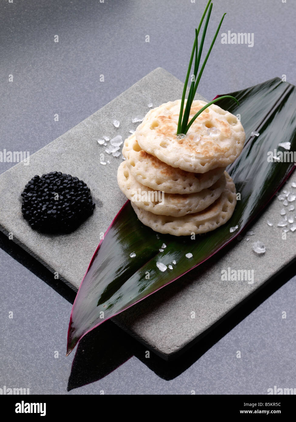 Caviar gourmet appetizers editorial food Stock Photo - Alamy