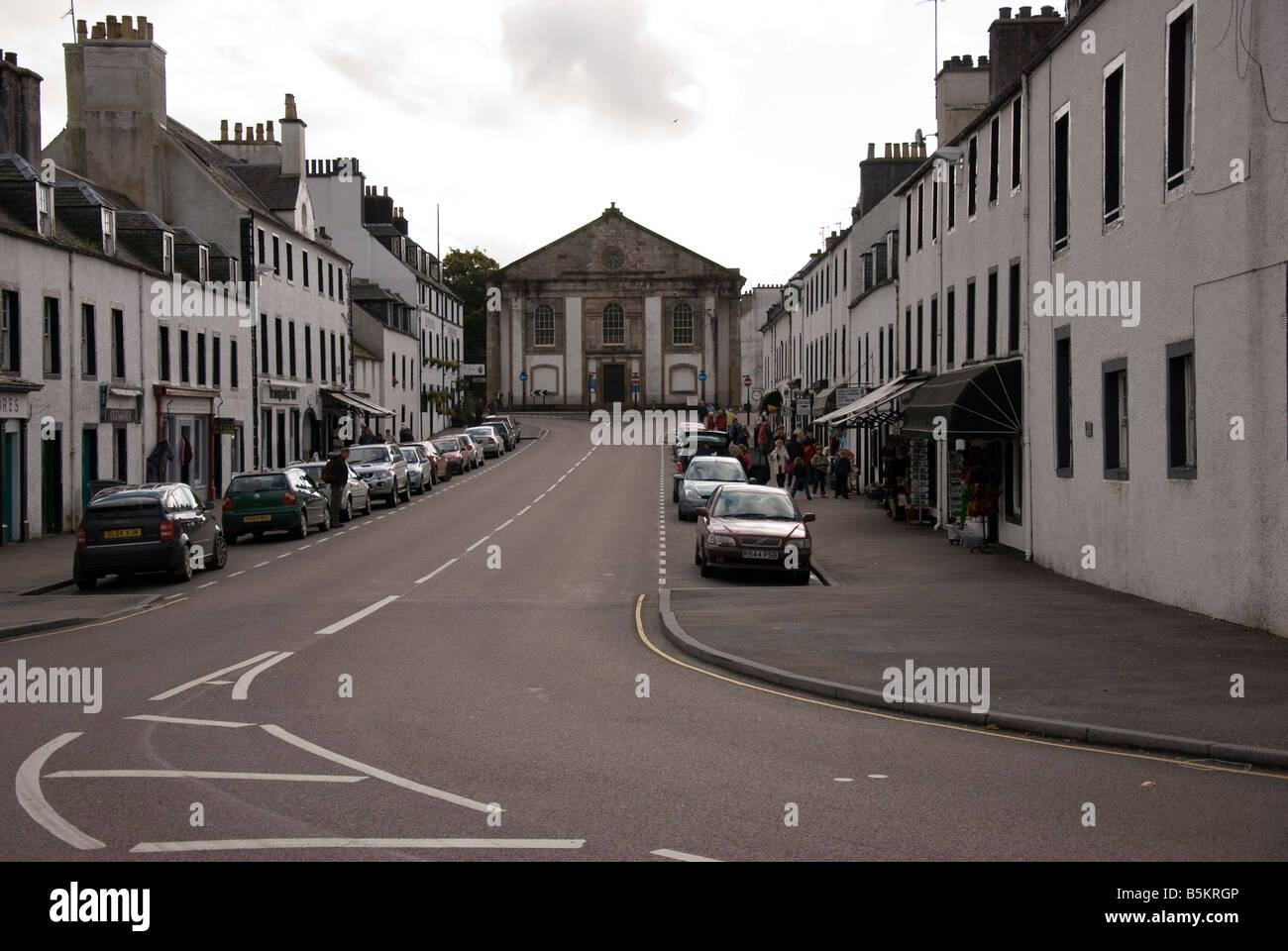 Main Street Inveraray Stock Photo - Alamy