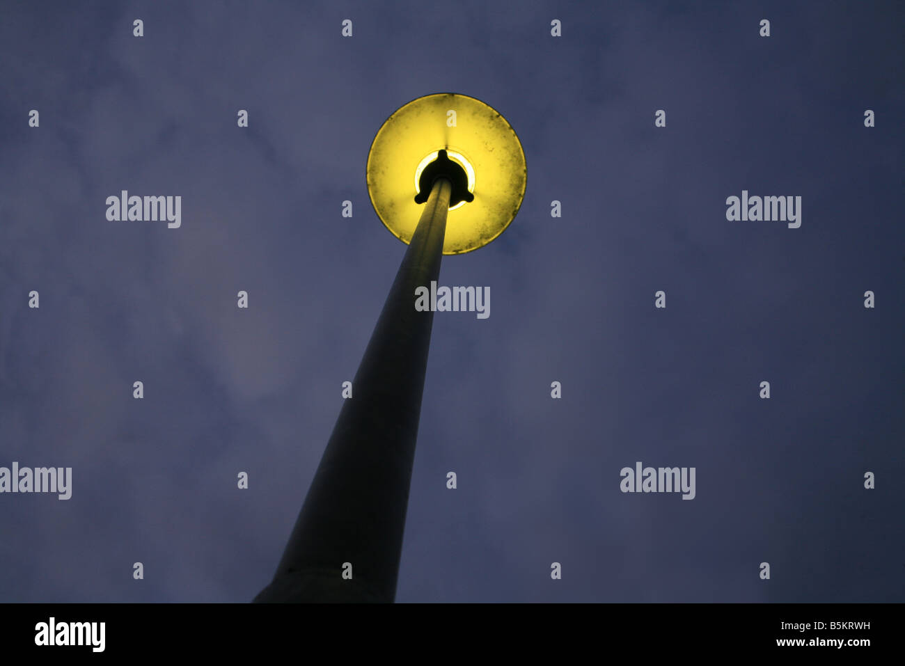 public light in the night and dark sky Stock Photo - Alamy
