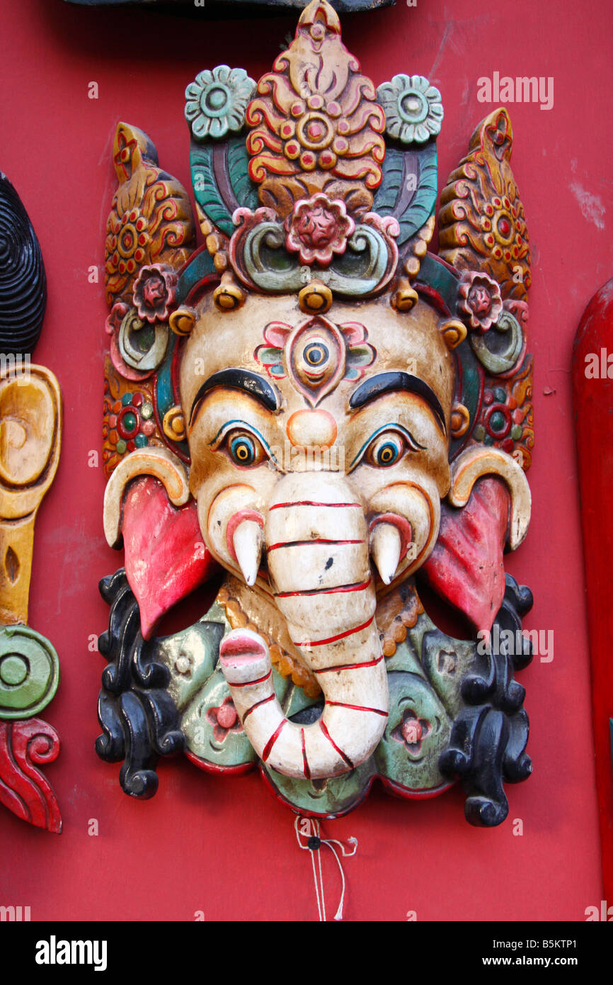 MASKS ON DISPLAY AT A FAIR IN DUBAI Stock Photo - Alamy
