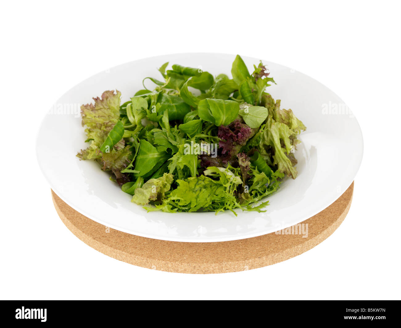 Mixed salad in garden Cut Out Stock Images & Pictures - Alamy