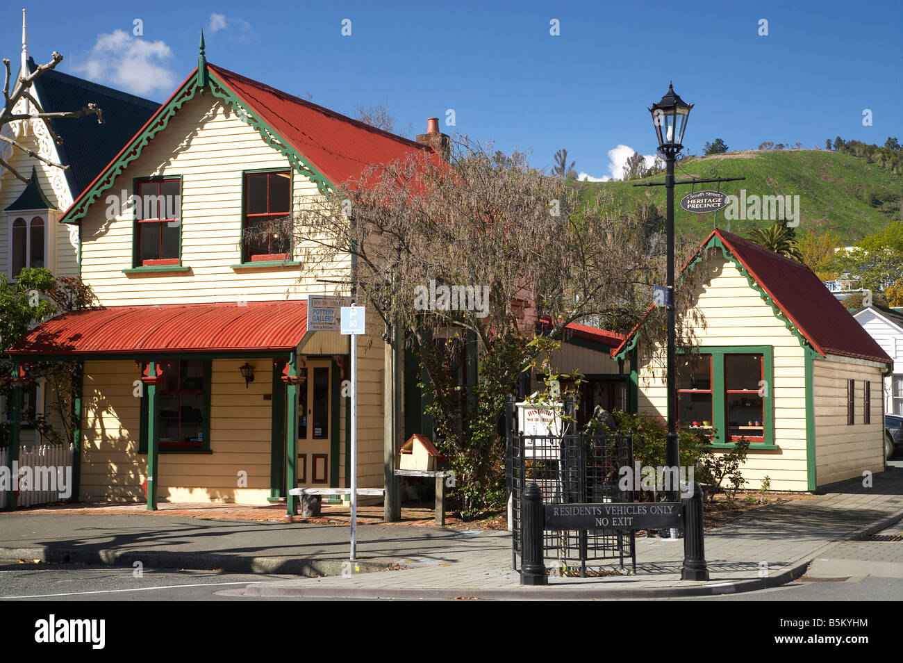 Historic Precinct South Street Nelson South Island New Zealand Stock ...