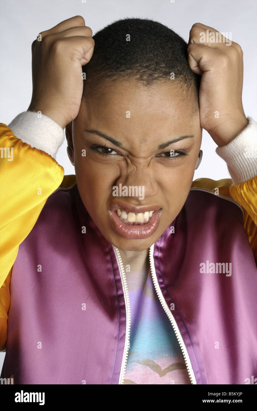Snarl woman hi-res stock photography and images - Alamy