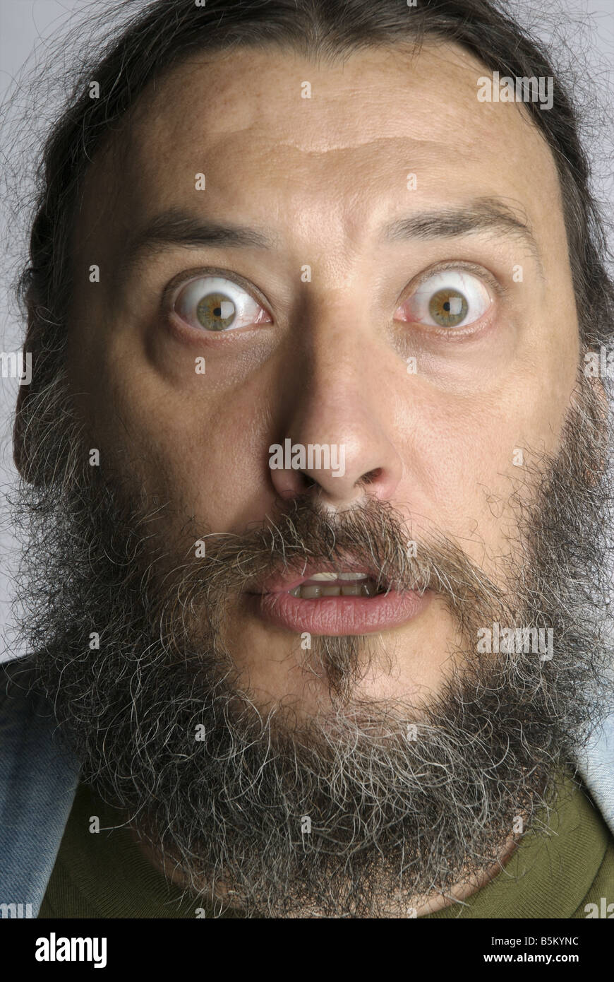 Beard hair lips open mouth hi-res stock photography and images - Alamy