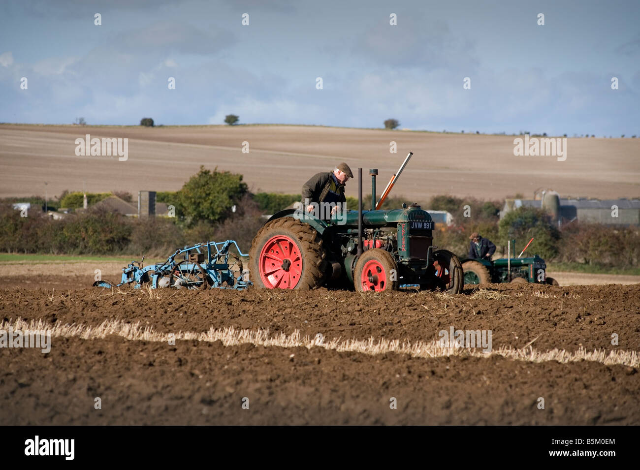 Ploughing championships, royston plough farm, rural, wheat, agriculture ...