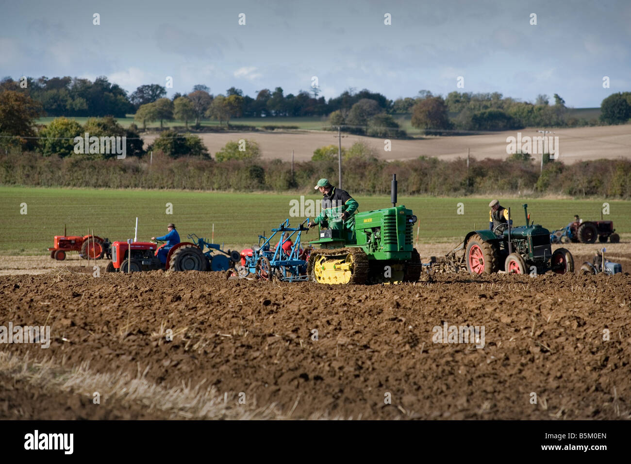 Ploughing championships compete plough farm hi-res stock photography ...