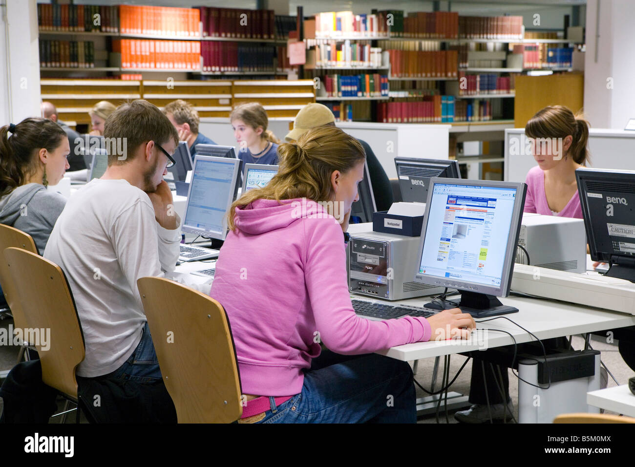 Library University Muensterland North Rhine Westphalia Germany Stock ...