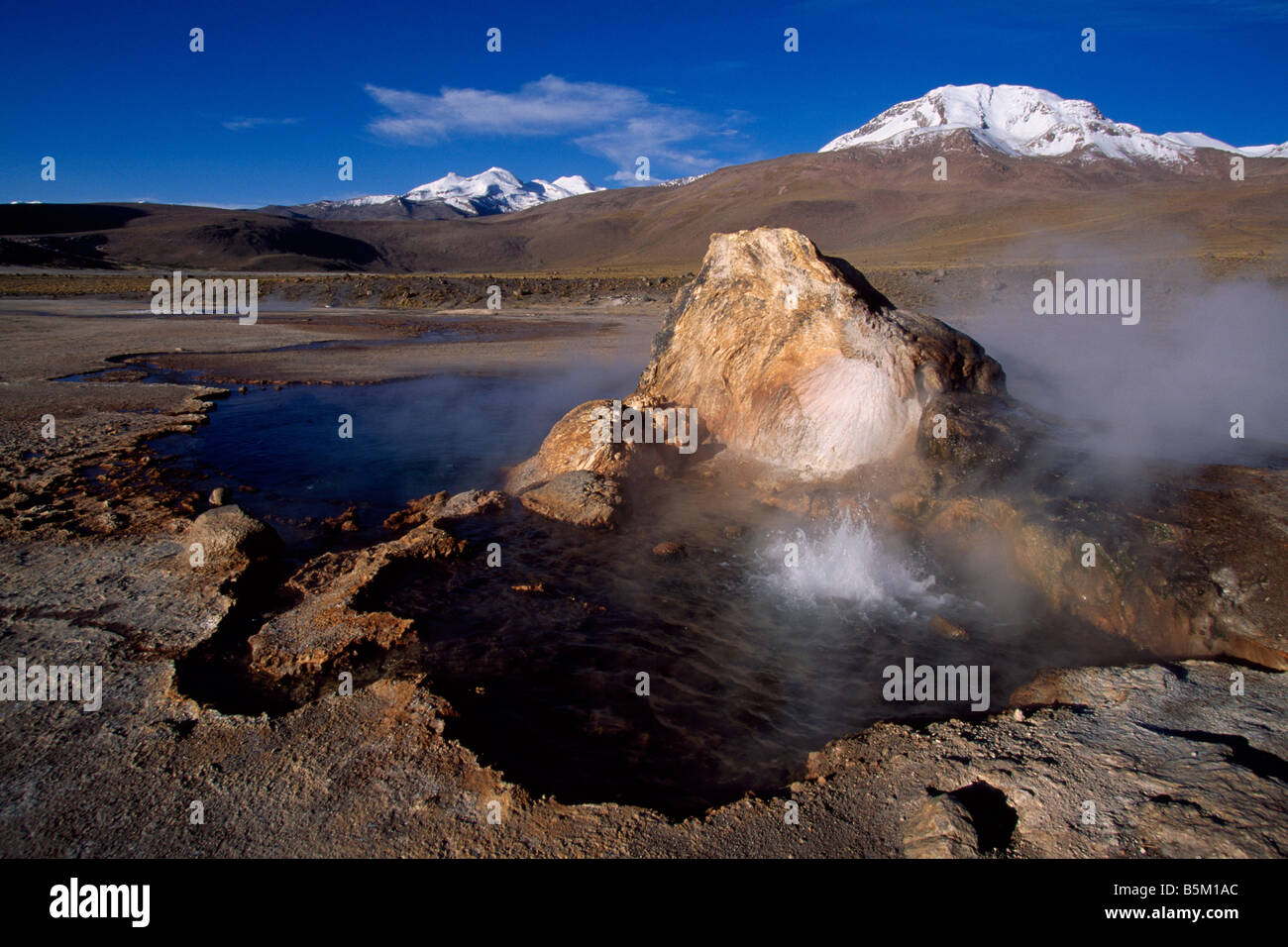 Geyser Tatio Chile Stock Photo - Alamy