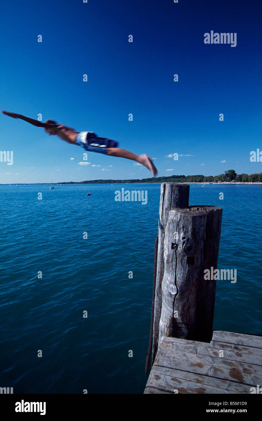 Lake Chiemsee Chiemgau Bavaria Germany Stock Photo - Alamy
